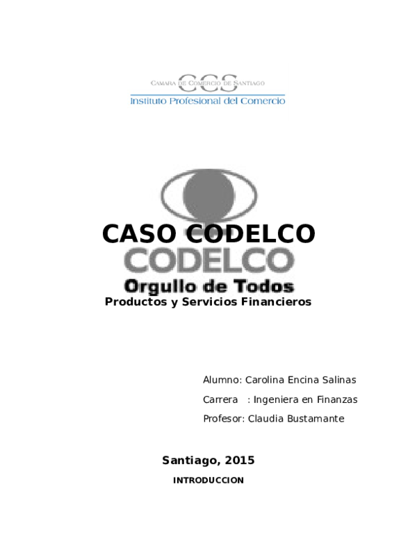 (DOC) Caso codelco