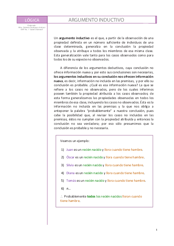 (PDF) Argumento inductivo