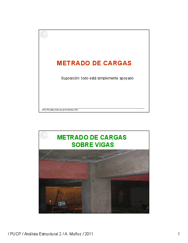 (PDF) METRADO DE CARGAS | Diego Ninanya - Academia.edu