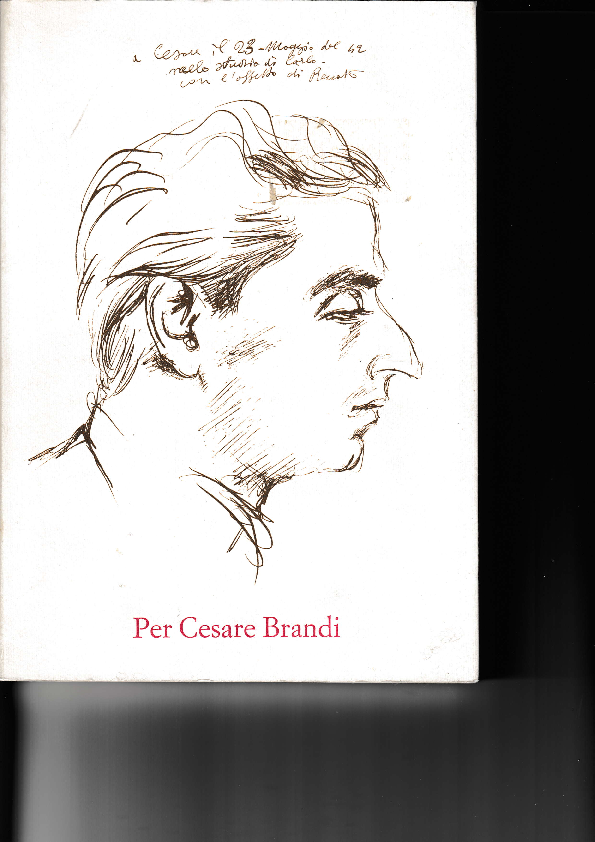 (PDF) Il fondamento teorico del restauro, in: "Per Cesare Brandi", atti ...