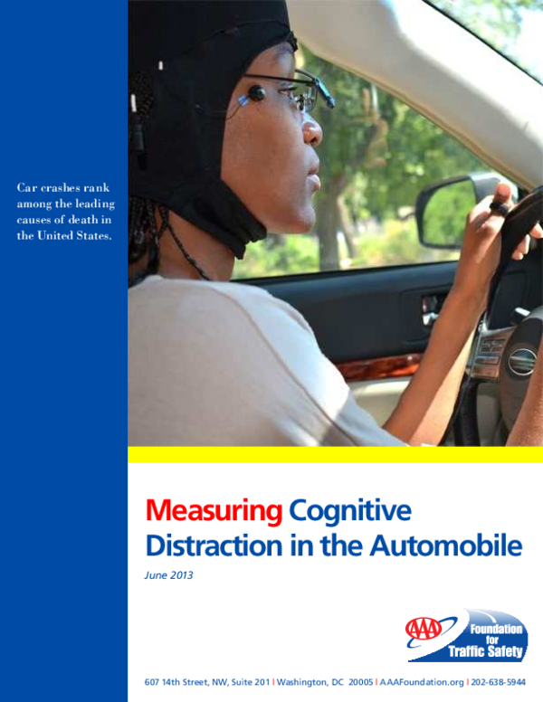 (PDF) Measuring Cognitive Distraction in the Automobile II: Assessing ...