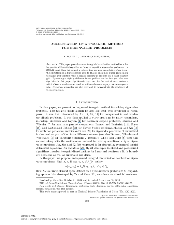 Pdf Numerical Analysis Of A Finite Element Method To Compute The Vibration Modes Of A Reissner