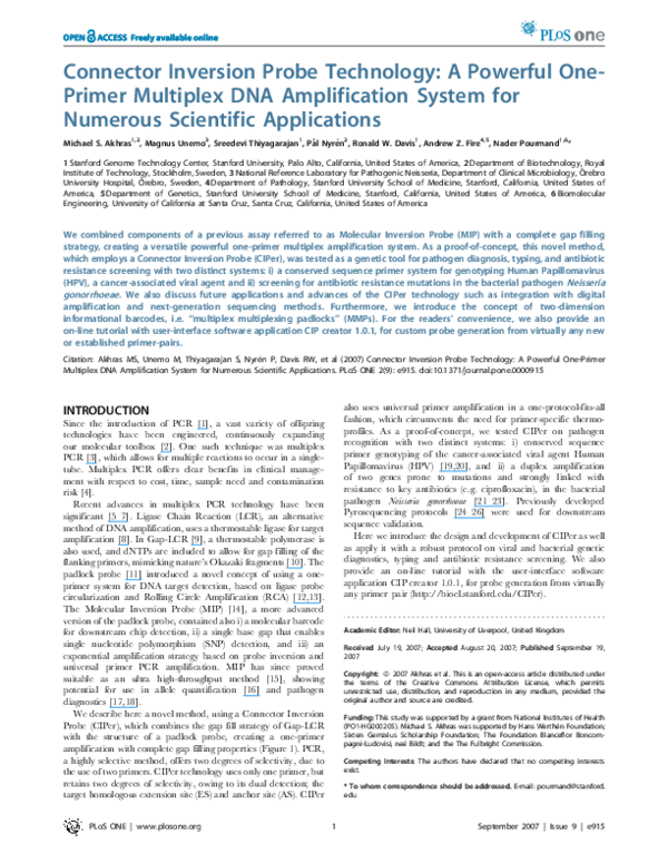 (PDF) Connector Inversion Probe Technology: A Powerful One-Primer ...
