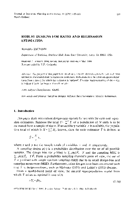 PDF Robust Designs For Ratio And Regression Estimation Ronaldo Iachan Academia edu pdf-robust-designs-for-ratio-and-regression-estimation-ronaldo-iachan-academia-edu