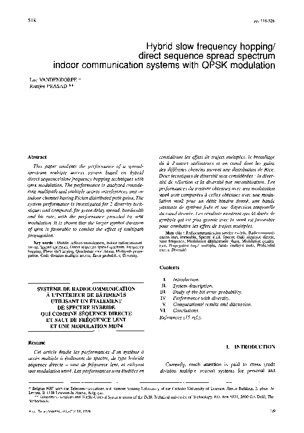 (PDF) Hybrid slow frequency hopping/direct sequence spread spectrum ...