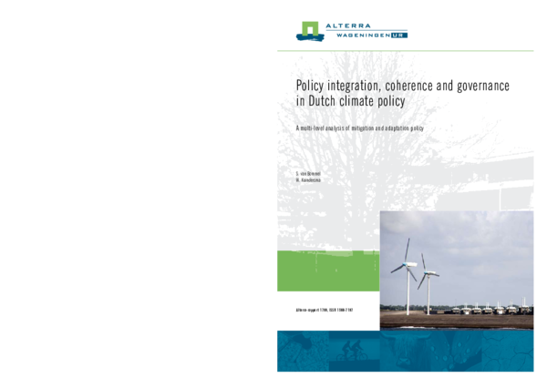 (PDF) Climate policy integration, coherence and governance