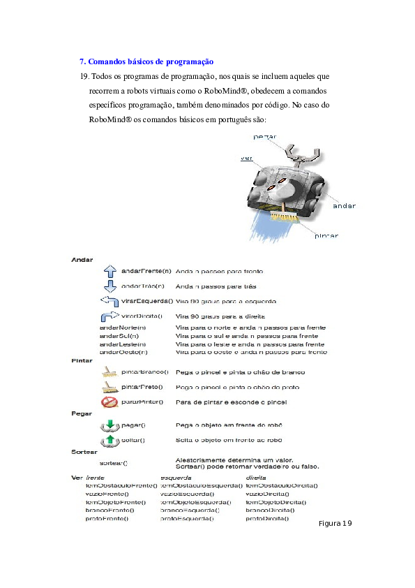 (DOC) 7. Comandos básicos de programação