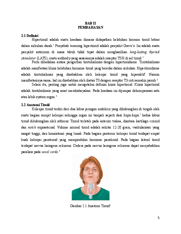 (DOC) Pendekatan Diagnosis dan Tata laksana Hipertiroid