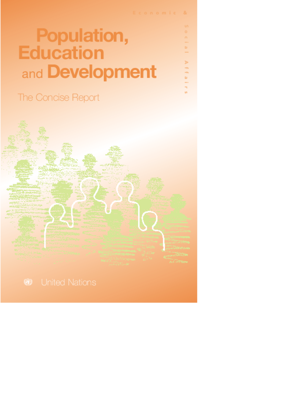 (PDF) Population, Education and Development The Concise Report