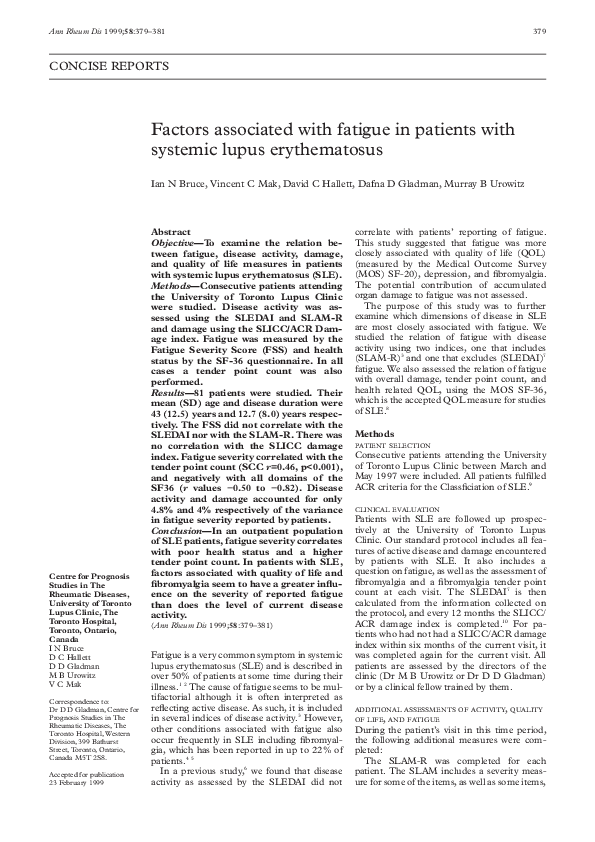 (PDF) Validity and reliability fatigue severity scale in patients with ...