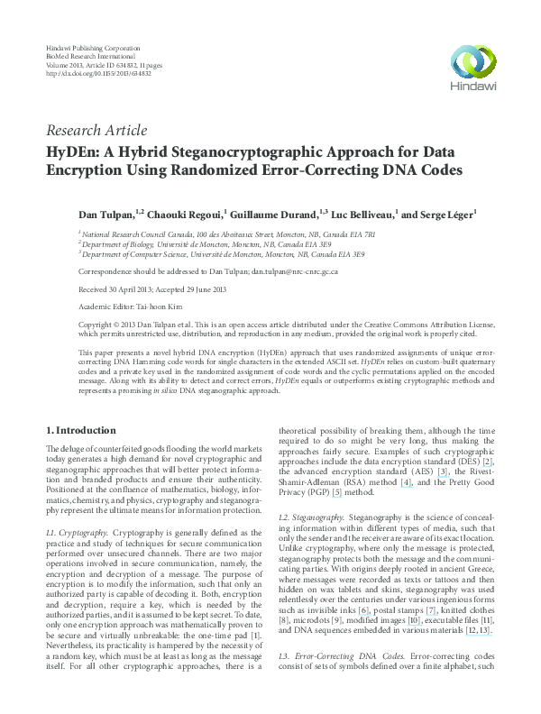 (PDF) HyDEn: A Hybrid Steganocryptographic Approach for Data Encryption ...