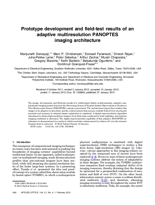 Pdf Prototype Development And Field Test Results Of An Adaptive