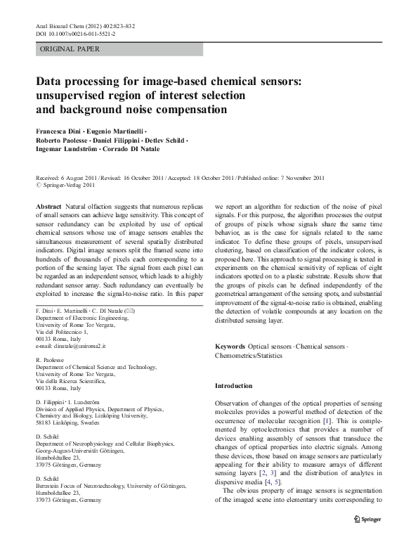 (PDF) Data processing for image-based chemical sensors: unsupervised region of interest ...