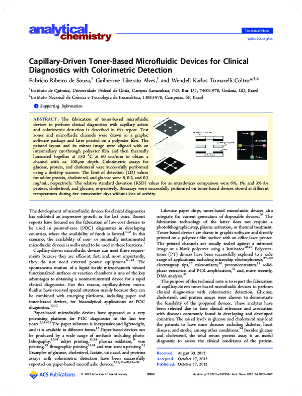(PDF) Capillary-Driven Toner-Based Microfluidic Devices for Clinical Diagnostics with ...