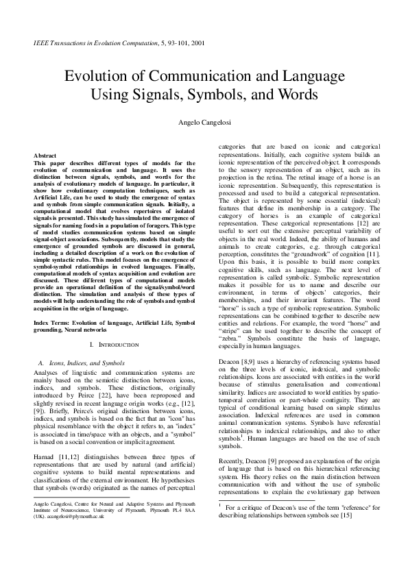 Evolution systèmes de communication