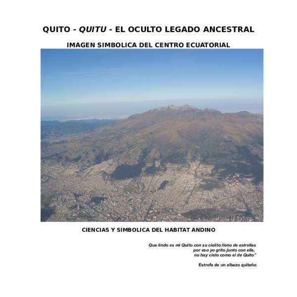 (DOC) QUITO -QUITU -EL OCULTO LEGADO ANCESTRAL IMAGEN SIMBOLICA DEL ...