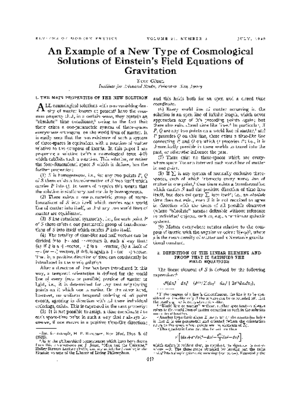 (PDF) Artigo, An Exemple of a New Type of Cosmological Solutions of Einsteins Field Equations of ...