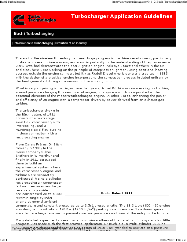 (PDF) Buchi Turbocharging
