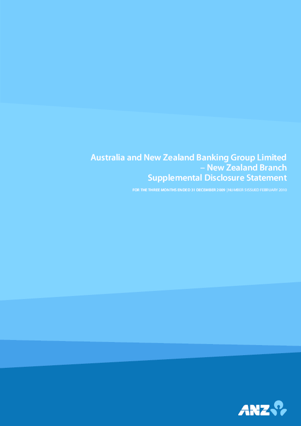(PDF) Australia and New Zealand Banking Group Limited – New Zealand Branch Supplemental ...