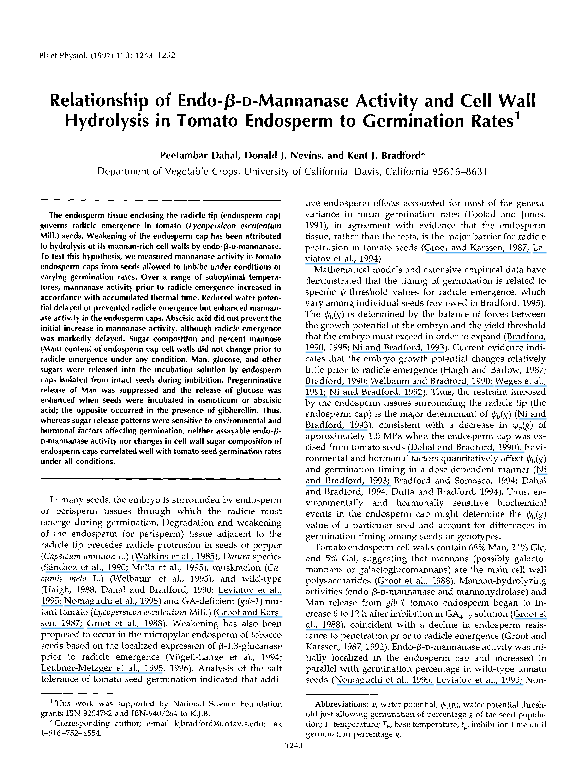 (PDF) Relationship of Endo-[beta]-D-Mannanase Activity and Cell Wall ...