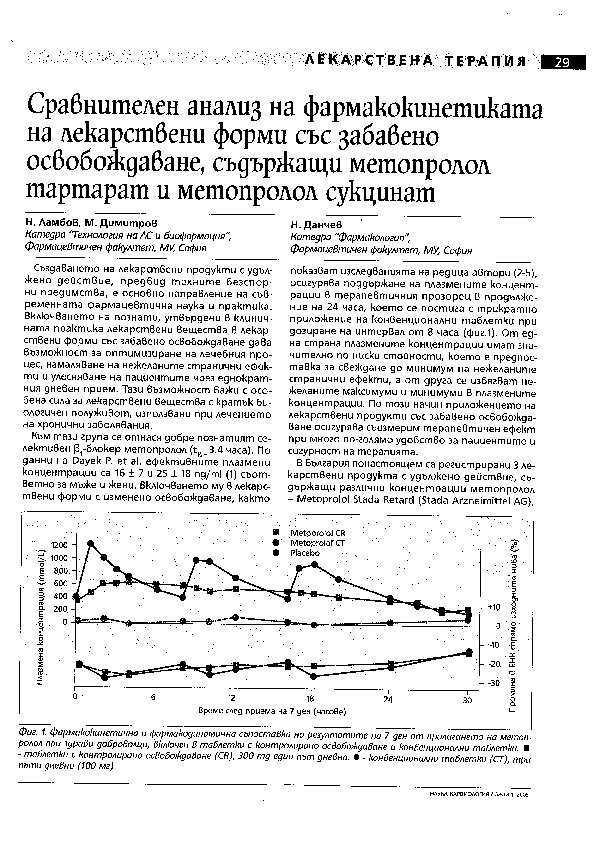 (PDF) Comparative analysis of the pharmacokinetics of metoprolol ...