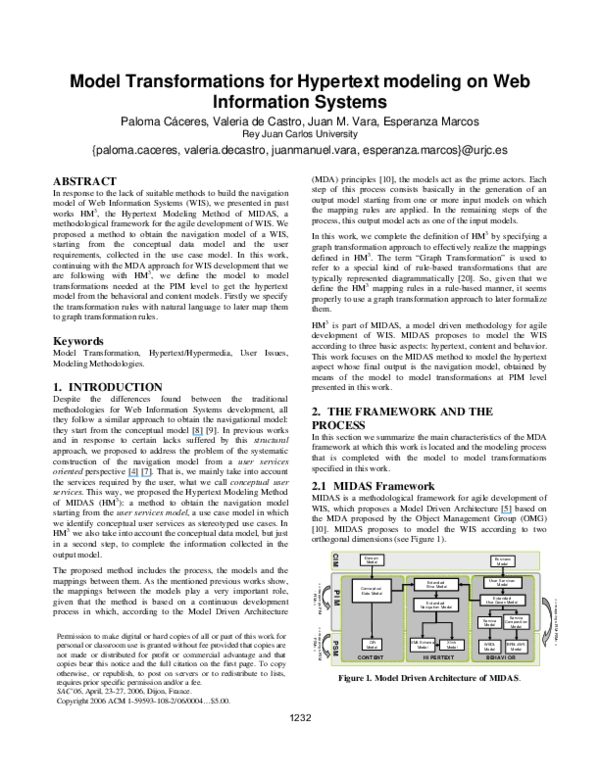 (PDF) Model transformations for hypertext modeling on web information ...