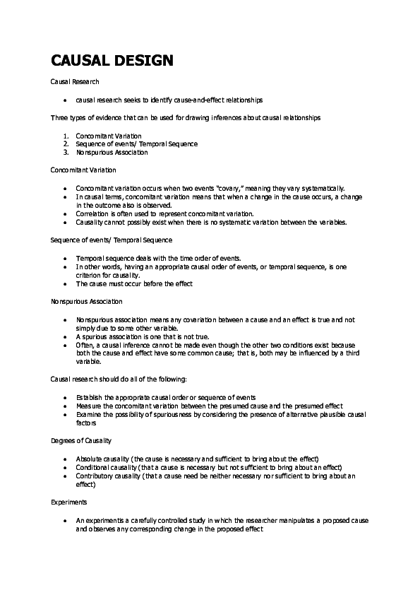(PDF) CAUSAL DESIGN