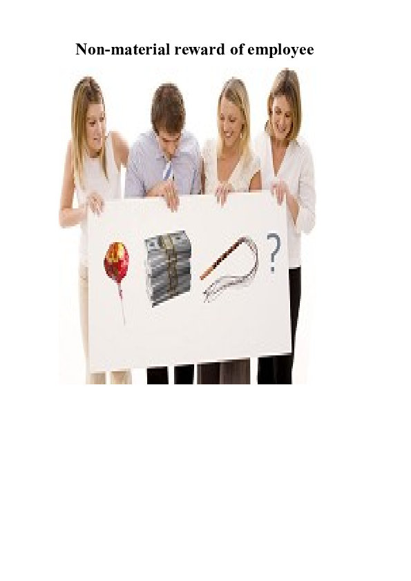 Non-material reward of employee