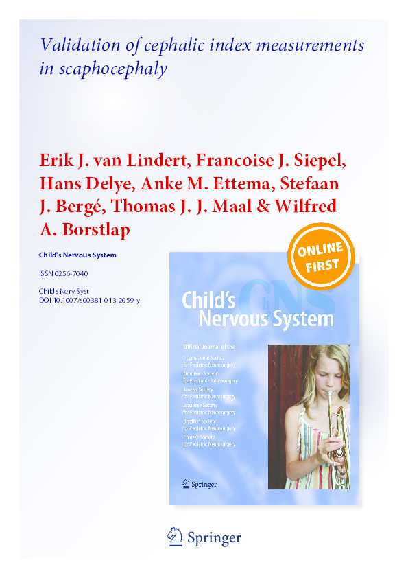 (PDF) Validation of cephalic index measurements in scaphocephaly