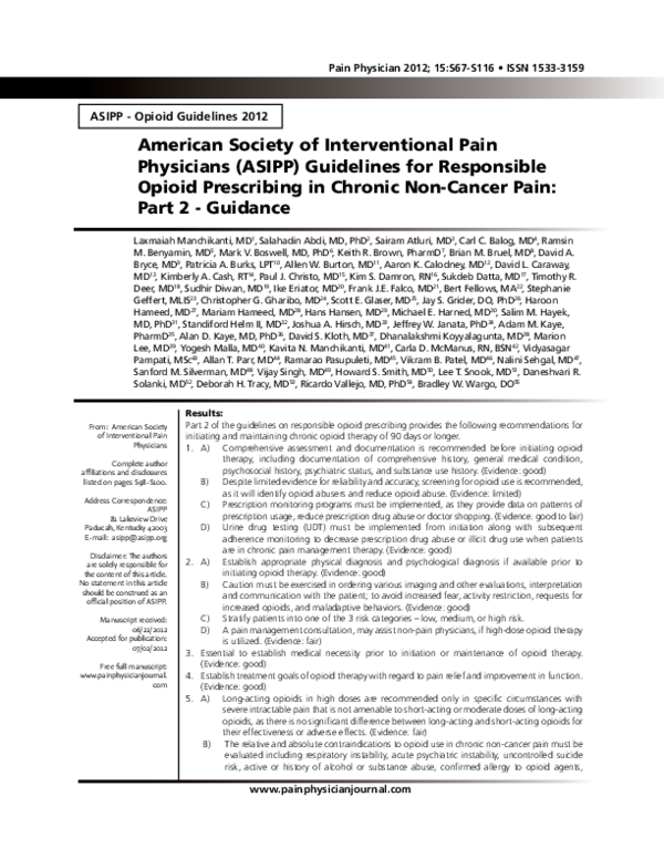 (PDF) American Society of Interventional Pain Physicians (ASIPP ...