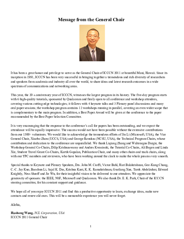 (PDF) Message: From the technical program chairs | Milos Manic ...