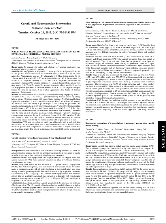 (PDF) TCT-504 Randomized comparison of transradial and transfemoral ...
