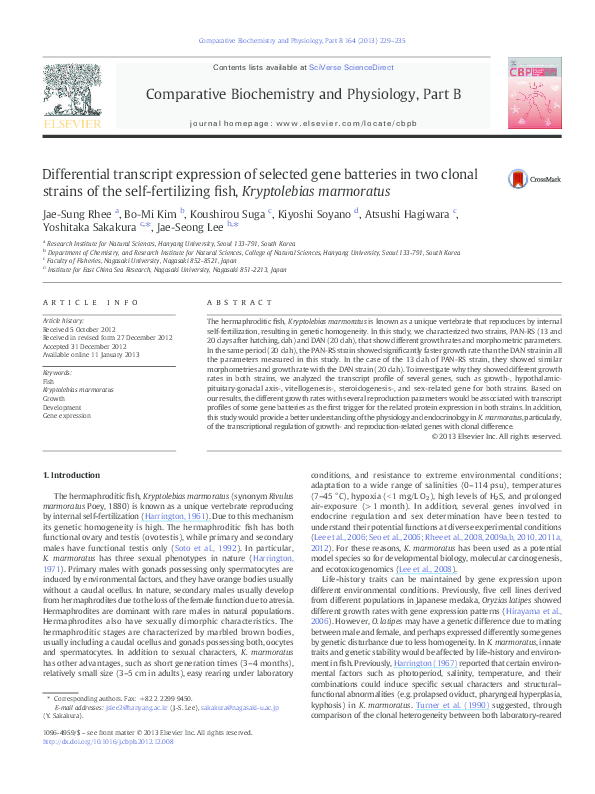 (PDF) Differential transcript expression of selected gene batteries in ...