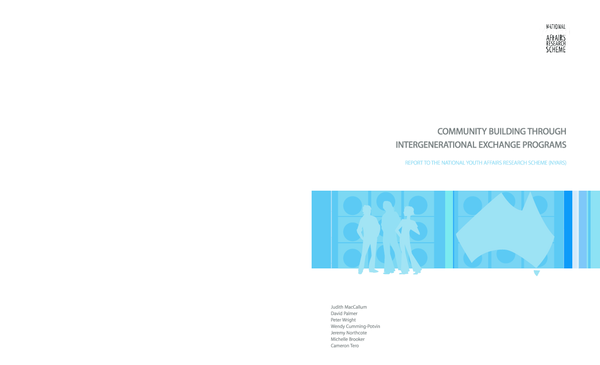 (PDF) Community Building Through Intergenerational Programs. | Dave J ...