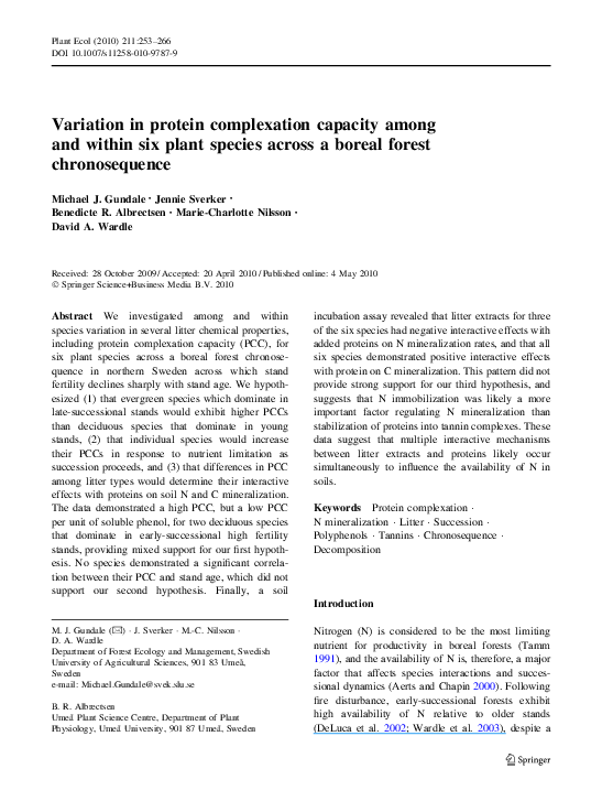 (PDF) Ecosystem retrogression leads to increased insect abundance and ...
