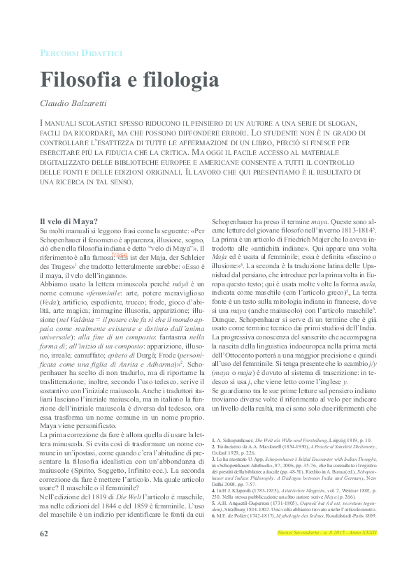 Filologia e filosofia