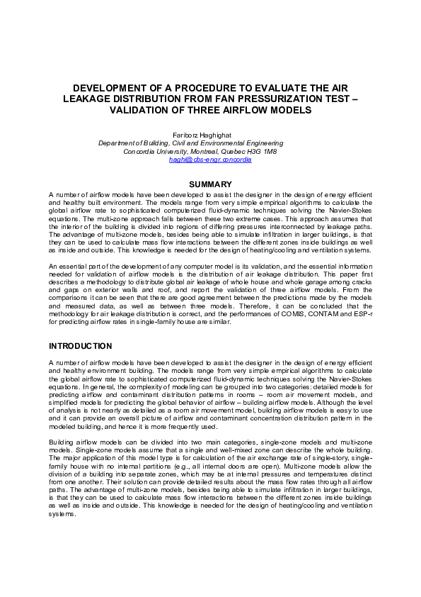 (PDF) Development and systematic validation of an adsorption filter model