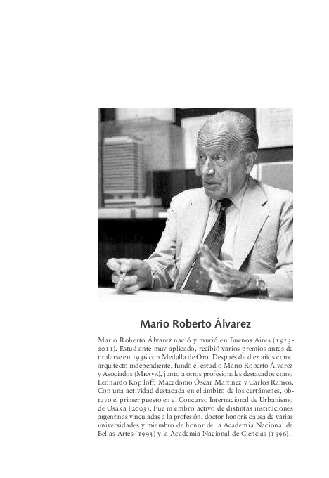 (PDF) Mario Roberto Álvarez. Modernidad disciplinada