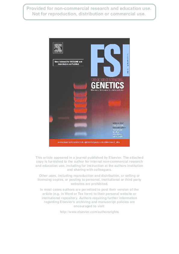 (PDF) Developmental Validation of the ParaDNA® Screening System - A ...