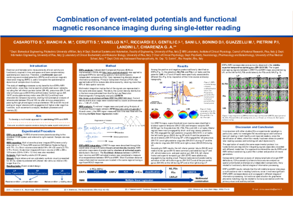(PDF) Combination of event-related potentials and functional magnetic ...