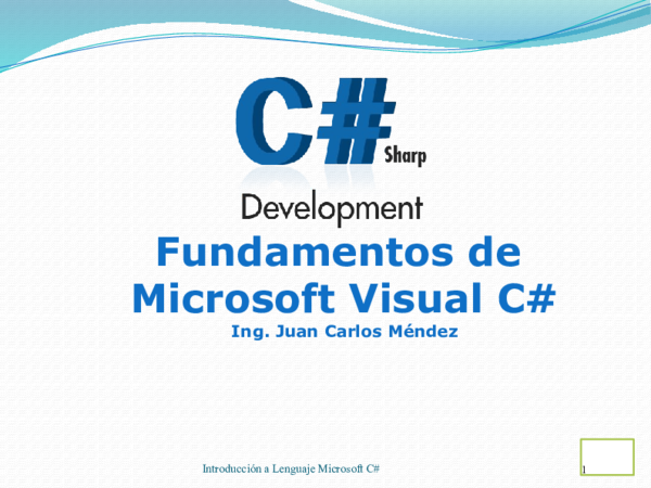 (PPT) Intro Csharp