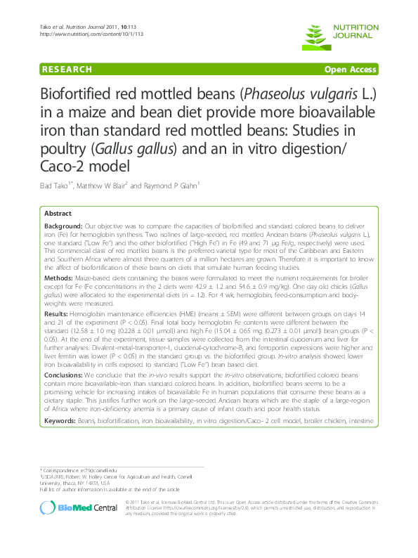 (PDF) Biofortified red mottled beans (Phaseolus vulgaris L.) in a maize ...