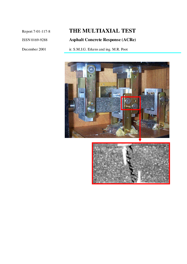 (PDF) the multiaxial test - asphalt concrete response (ACRe)