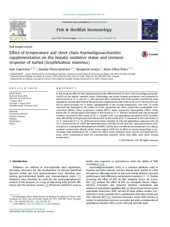 (PDF) Effect of temperature and short chain fructooligosaccharides ...
