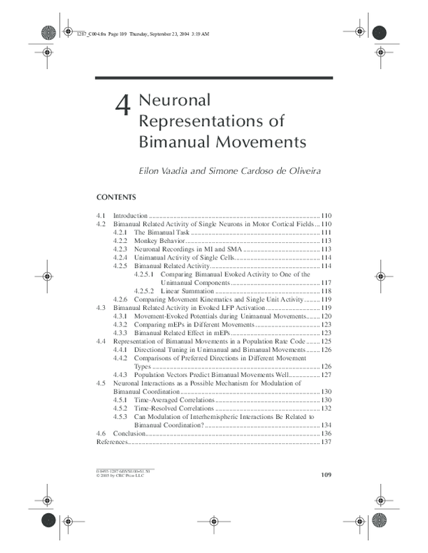 (PDF) Bimanual Movements