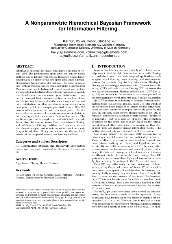 (PDF) A nonparametric hierarchical bayesian framework for information ... (PDF) A nonparametric hierarchical bayesian framework for information ...
