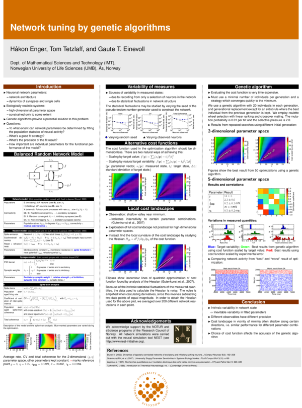 (PDF) Network tuning by genetic algorithms