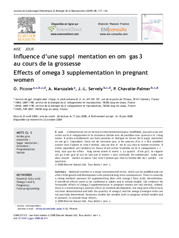 supplémentation grossesse has