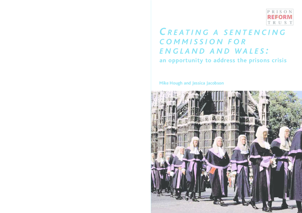 (PDF) Creating a Sentencing Commission for England and Wales