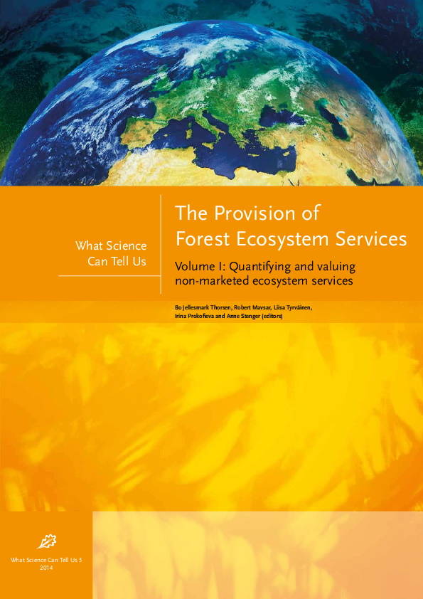 (PDF) The Provision of Forest Ecosystem Services. Volume II: Assessing ...